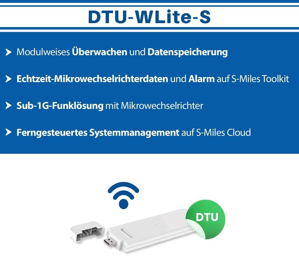 EPP Solar Photovoltaikanlage 2000W 4 x 500Wp Module, Hoymiles HMS-1600 ...