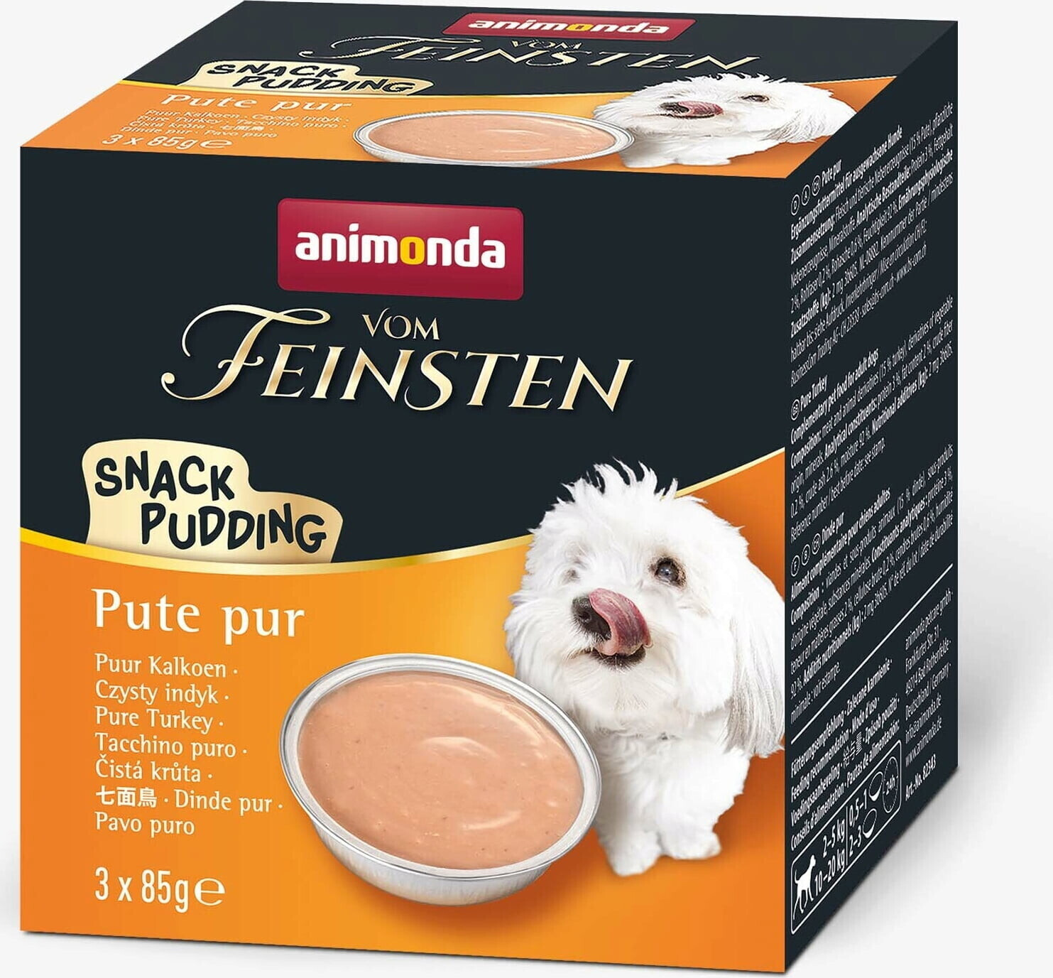 Animonda Vom Feinsten Adult Snack-Pudding Pute pur 85g ab 2,29 ...