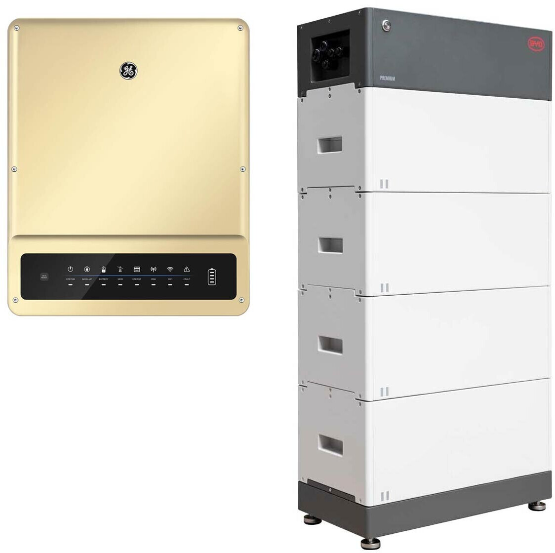 General Electric BYD HVM 11,04kWh Solarspeicher + GEH5.0-3U-10 5kW ...