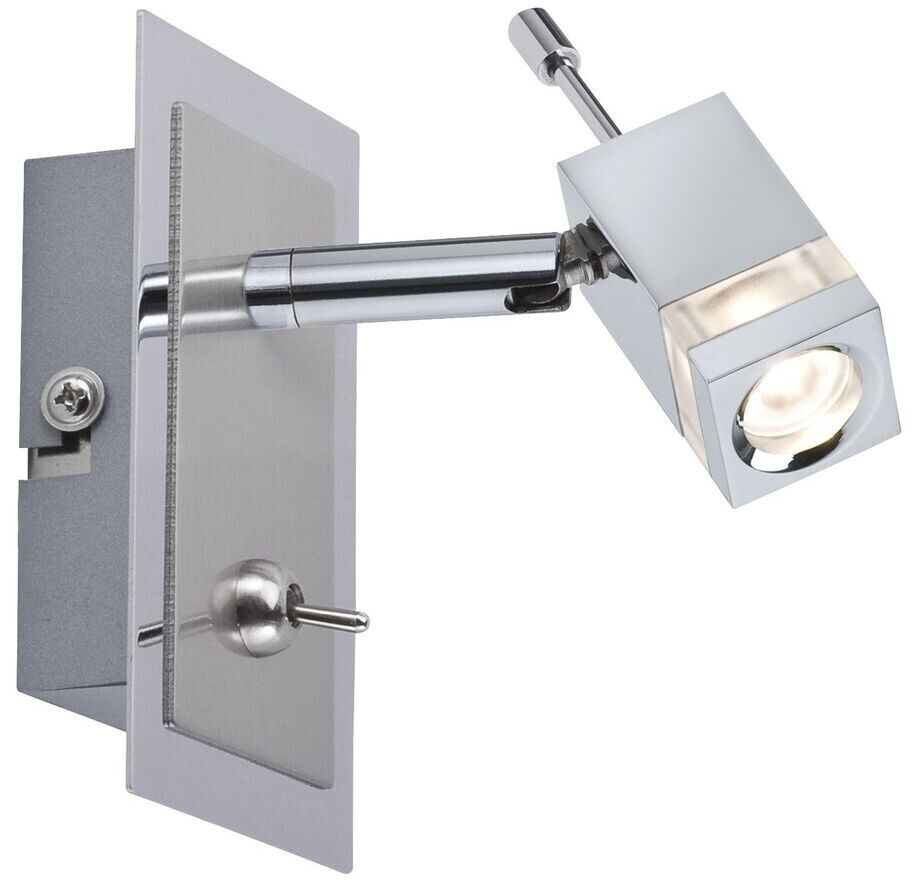 Paulmann Spotlight Quadro LED Balken 1x3W 230V/6V DC350 Chrom Metall ab ...