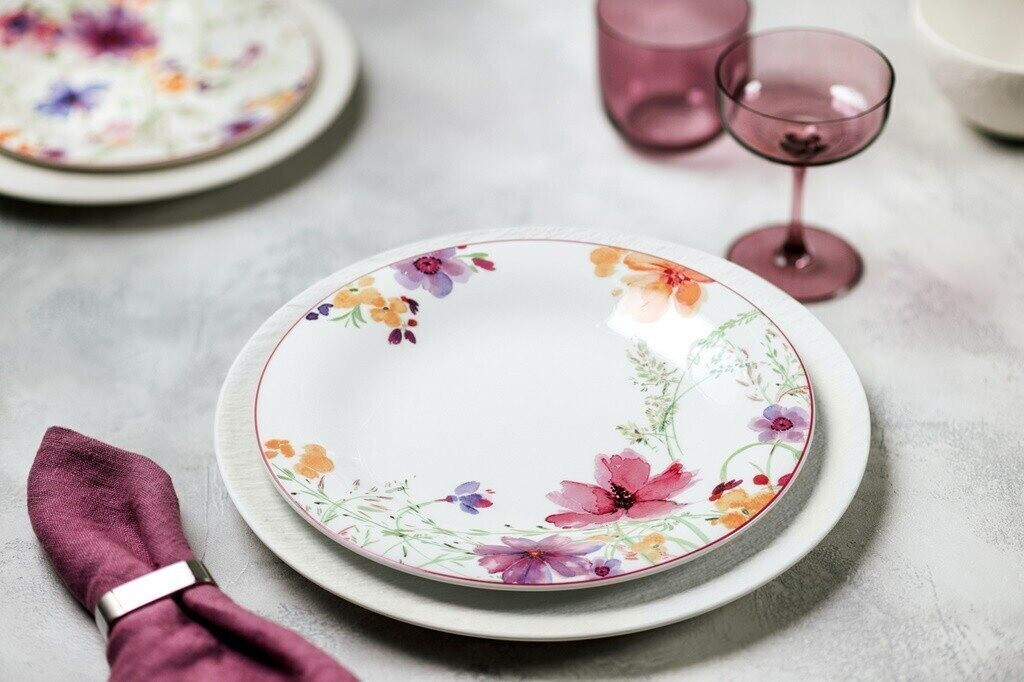 Villeroy & Boch Mariefleur Basic 6er Set Speiseteller rund D. 27cm ...