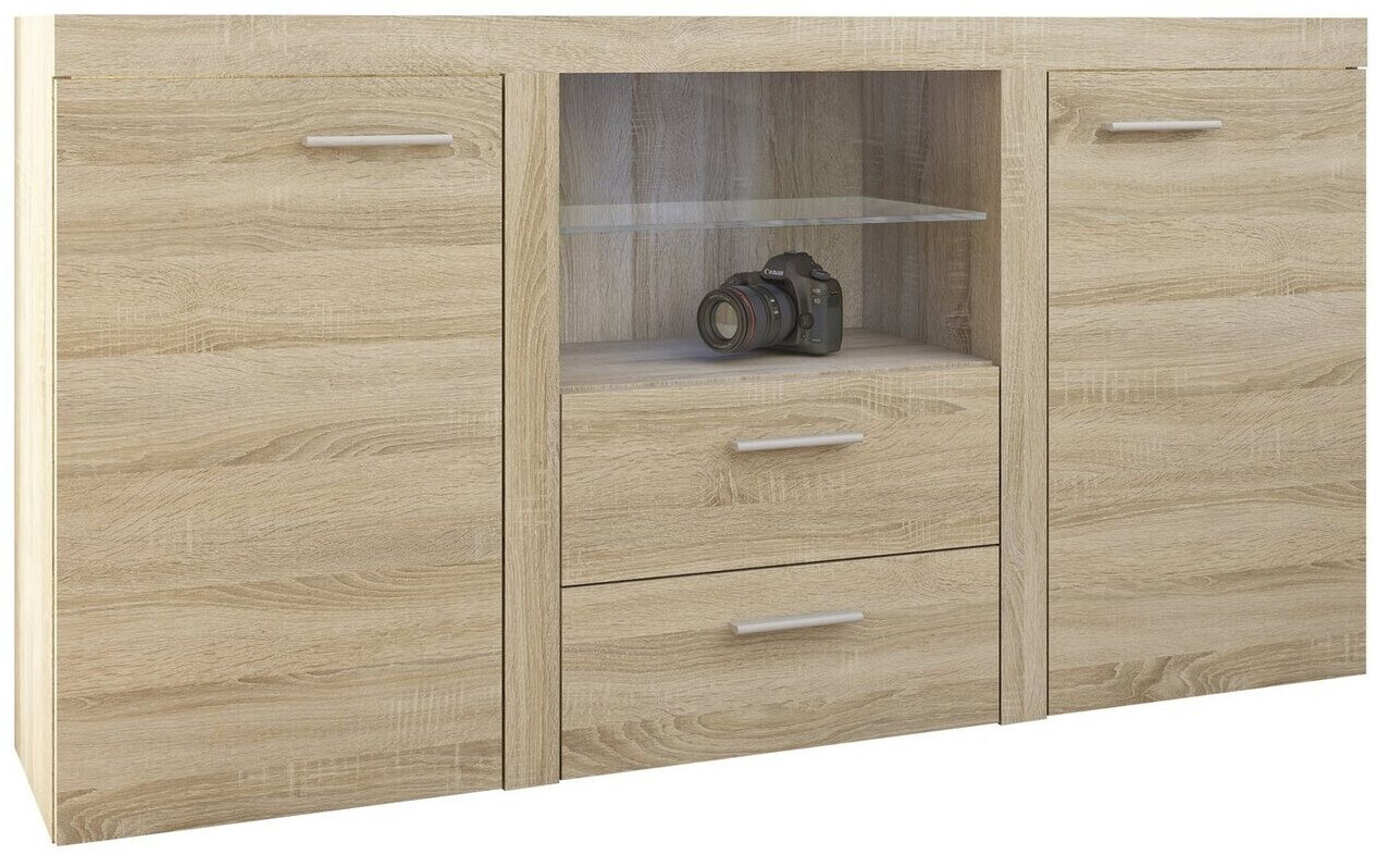 Furnix Rivay 156,4x82cm sonoma-eiche ab 259,00 € | Preisvergleich bei idealo.de