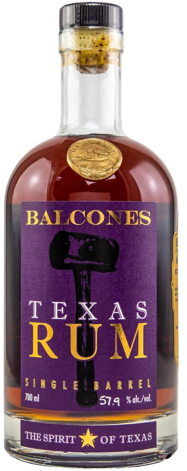 Balcones Texas Rum Single Barrel 0.7l 57.9% ab 89,99 € | Preisvergleich ...
