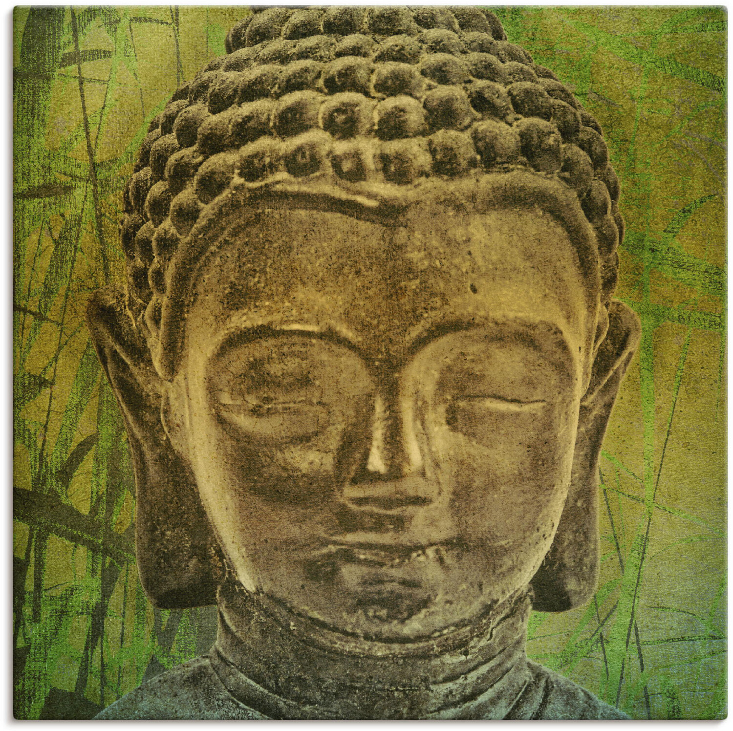 Art-Land Buddha II 70x70cm ab 65,44 € | Preisvergleich bei idealo.de
