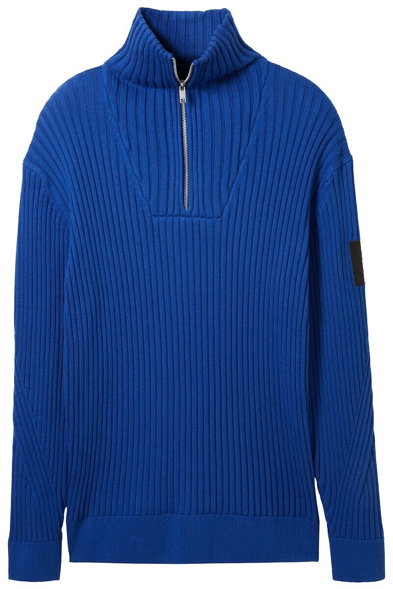 Tom Tailor Denim Troyer Strickpullover mit Rippstruktur (1039725) ab 68 ...