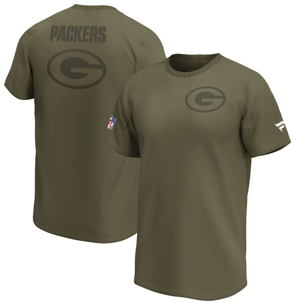 Fanatics NFL T-Shirt Green Bay Packers Logo Schild Iconic Back and ...