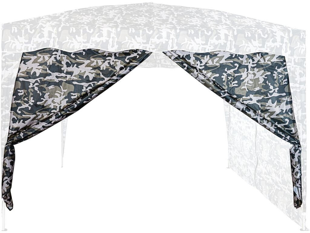 INSTENT Seitenwand Pavillon 3x3m Faltpavillon Reißverschluss urban ab ...