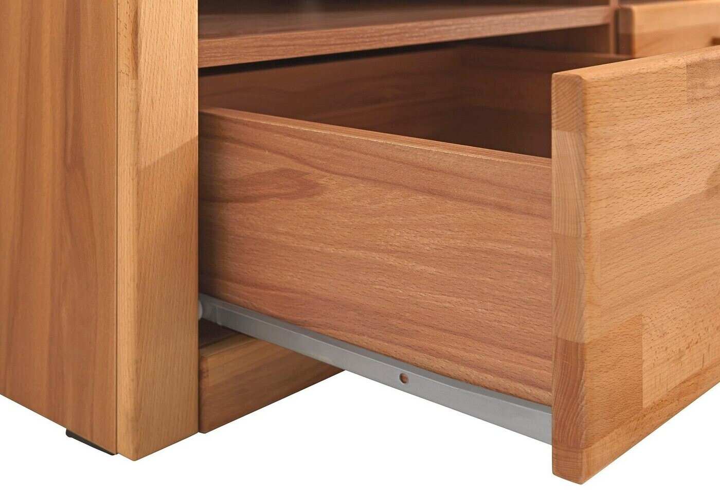 Woltra Wohnwand Logo (Set 4-St) teilmassives Holz Kernbuche teilmassiv ...