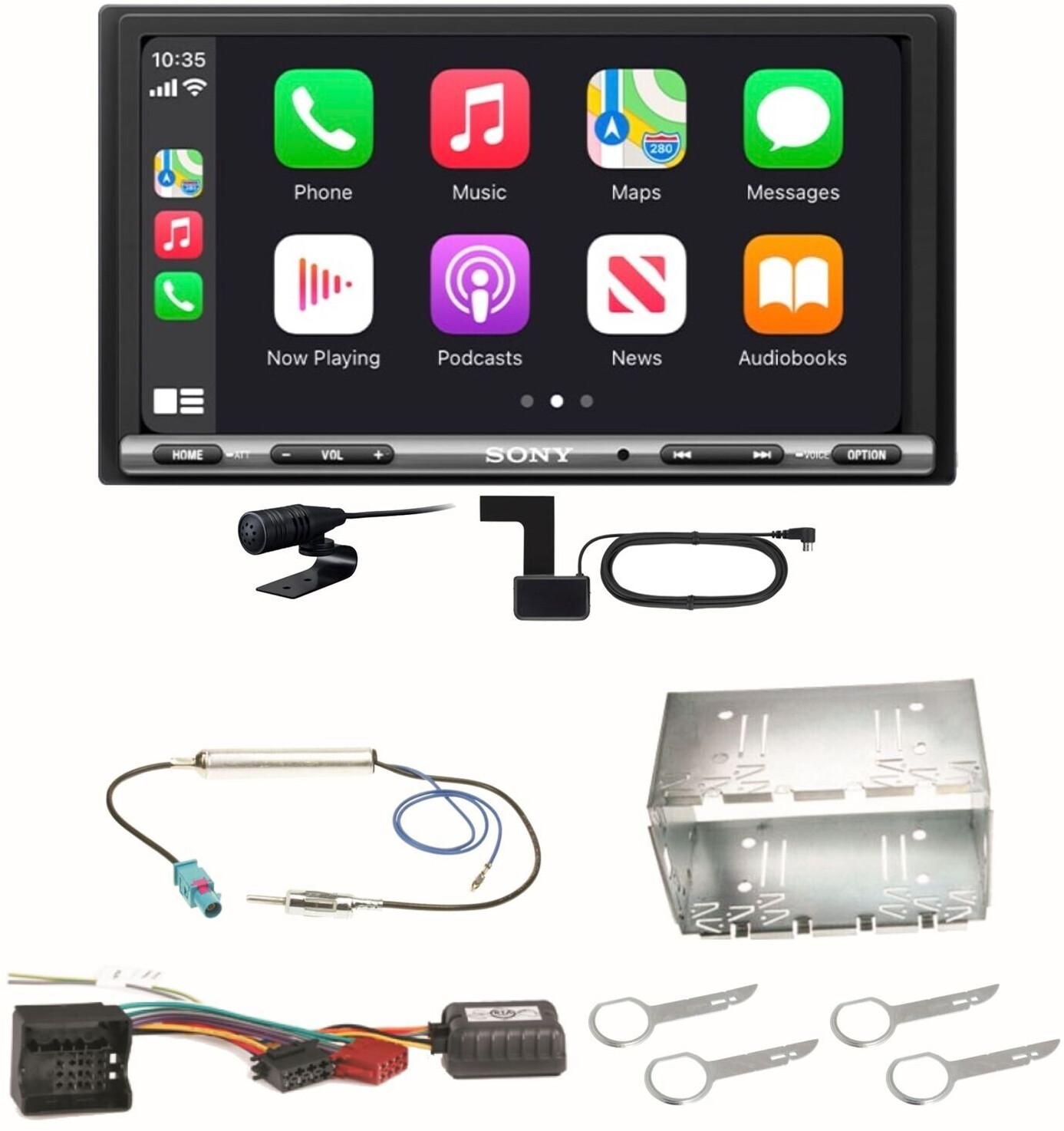 Sony XAV-AX3250 Einbauset für Fox Polo 9N3 ab 429,00 € | Preisvergleich ...