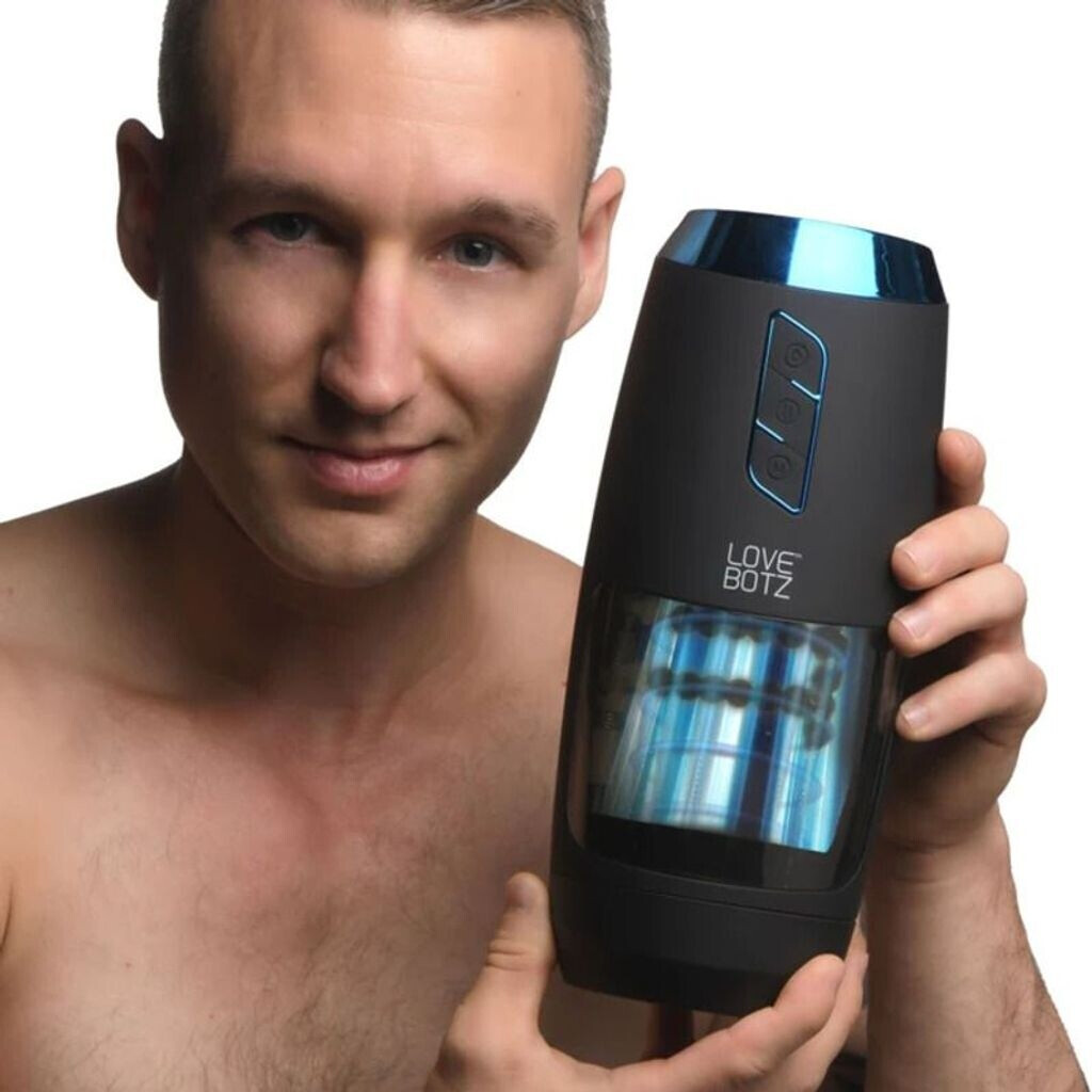 XR Brands LoveBotz The Milker Slider Stroking Masturbator - Black ab ...