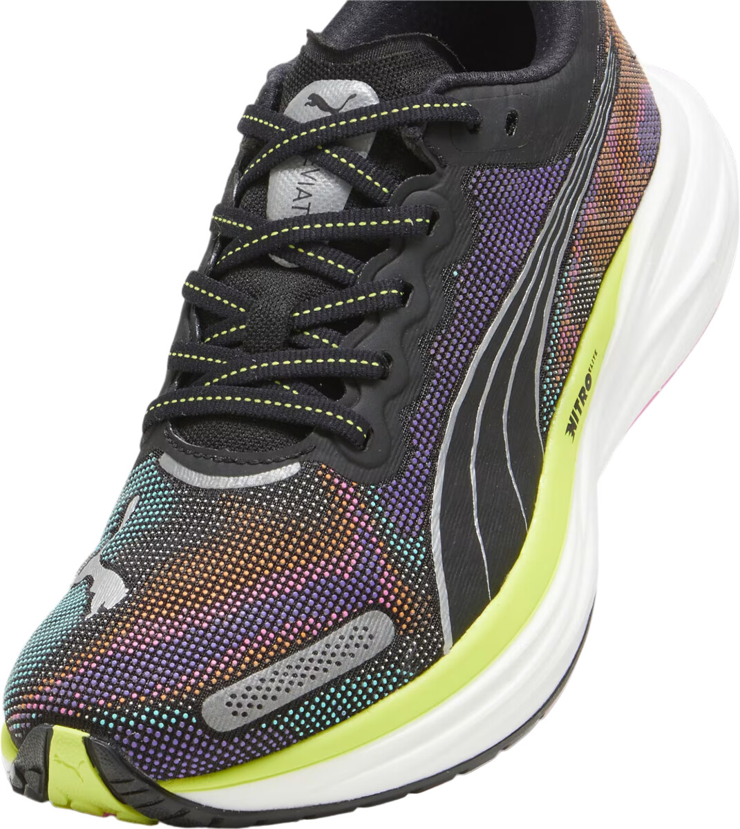 Puma Deviate Nitro 2 Psychedelic Rush Women (380077) black/lime pow ...