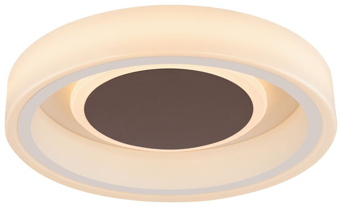 Globo Goffi LED Deckenleuchte weiß, braun 35x9cm braun,weiß (48398-24 ...