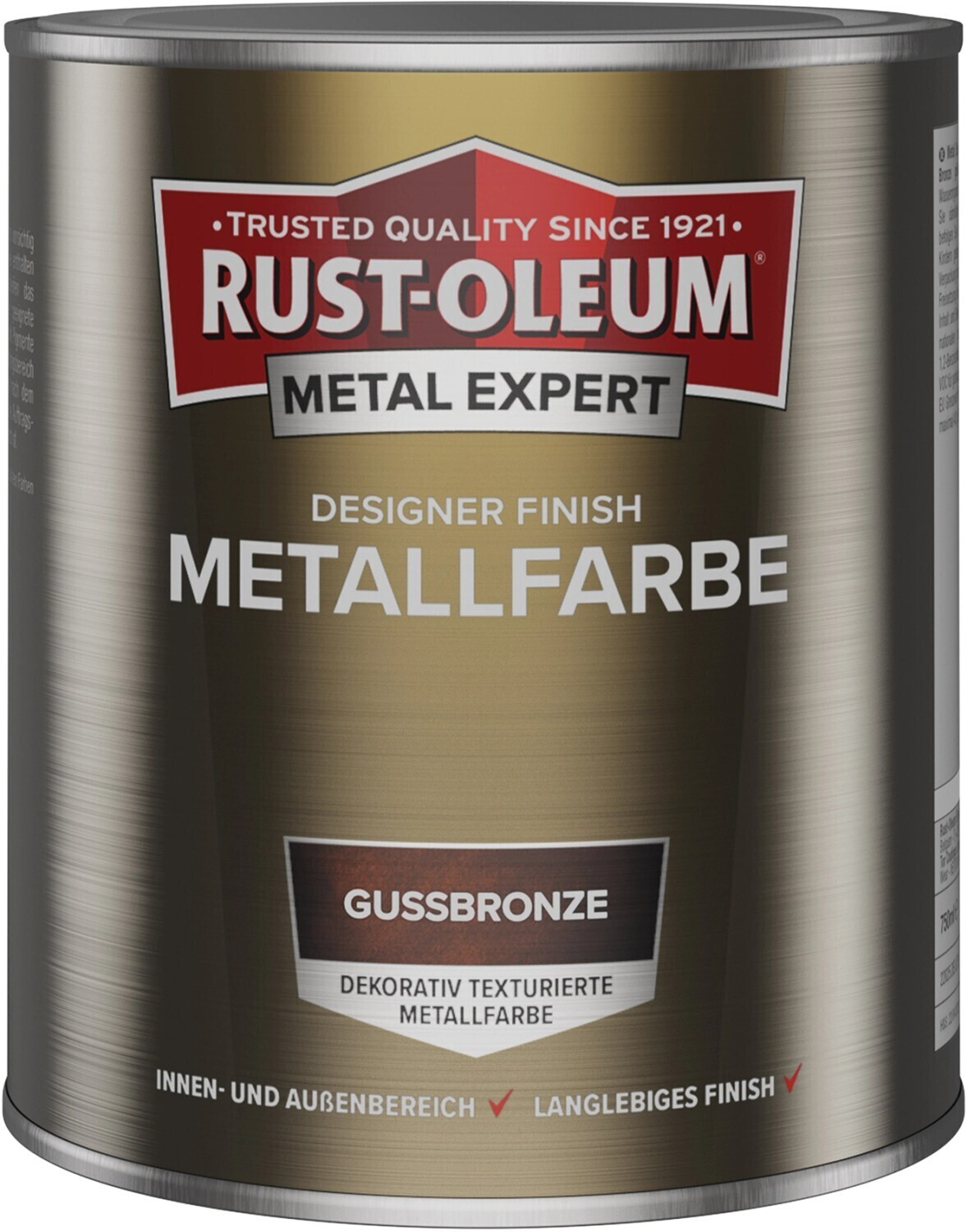 RUST-OLEUM METAL EXPERT Designer Finish gussbronze 750 ml ab 19,95 ...