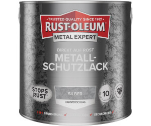 RUST-OLEUM METAL EXPERT Hammerschlag schwarz 2,5l ab 49,95 ...