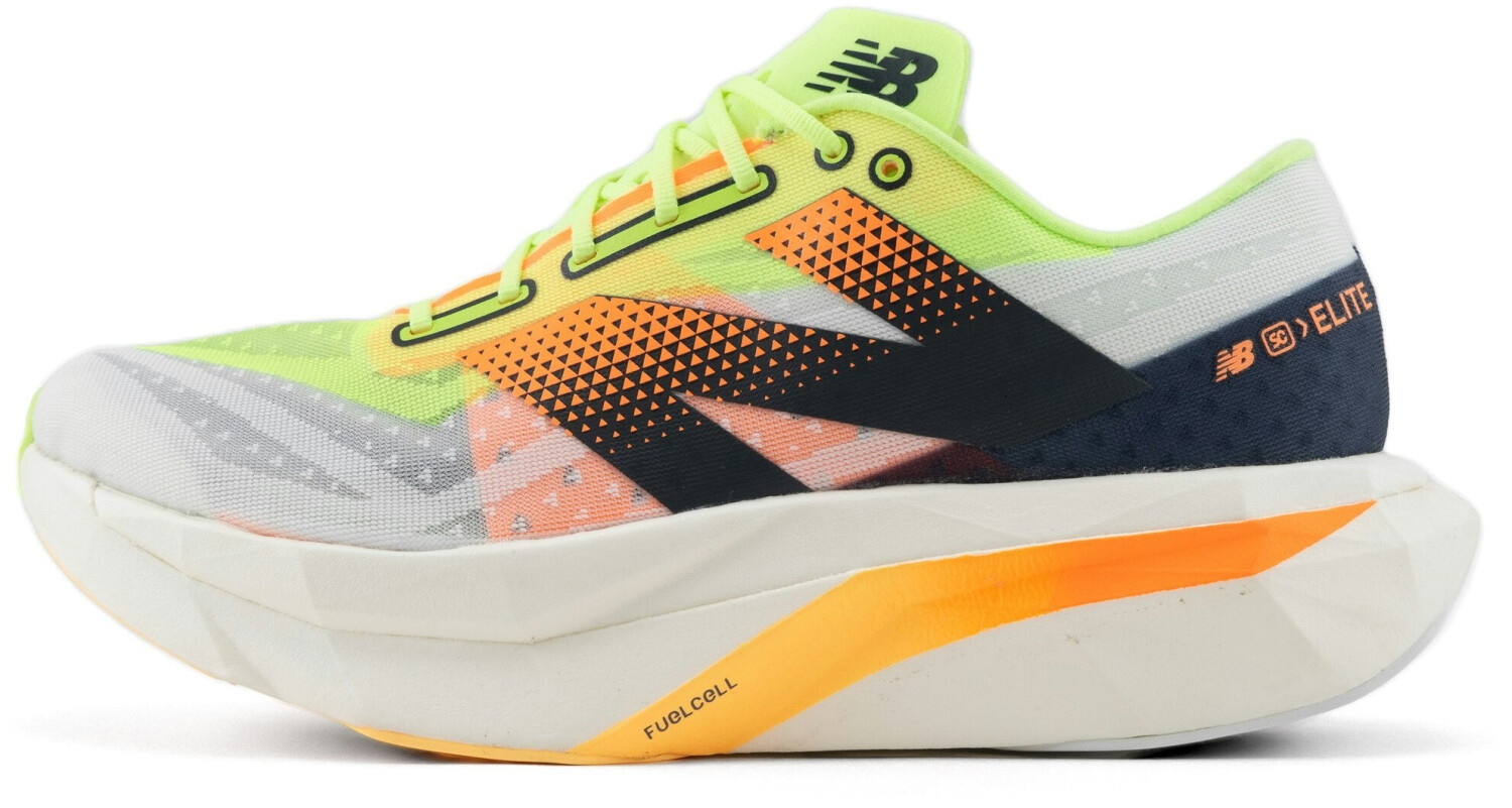 New Balance FuelCell SuperComp Elite v4 Women white/bleached lime glo ...