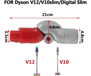 flowgoer Flex Adapter für Dyson V12 Leicht Staubsauger, Knickelement ...