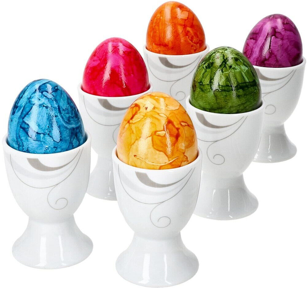 Van Well Portofino Eierbecher 6er Set Ranken-Muster ab 9,98 ...