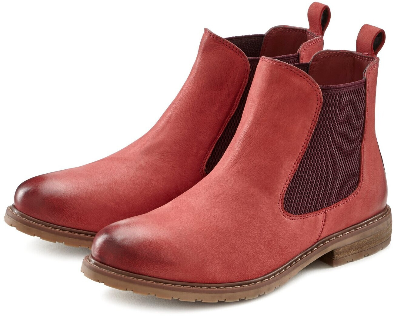 Lascana Chelseaboots rot ab 79,99 € | Preisvergleich bei idealo.de