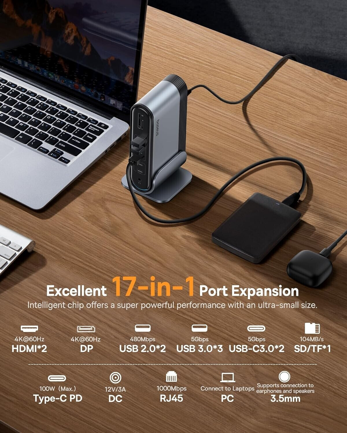 Baseus 17-in-1 USB-C Dock ab 139,99 € | Preisvergleich bei idealo.de