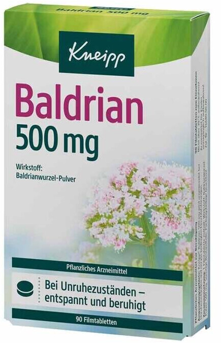Baldrian 500mg Filmtabletten (90 Stk.) ab 5,88 € | Preisvergleich bei ...