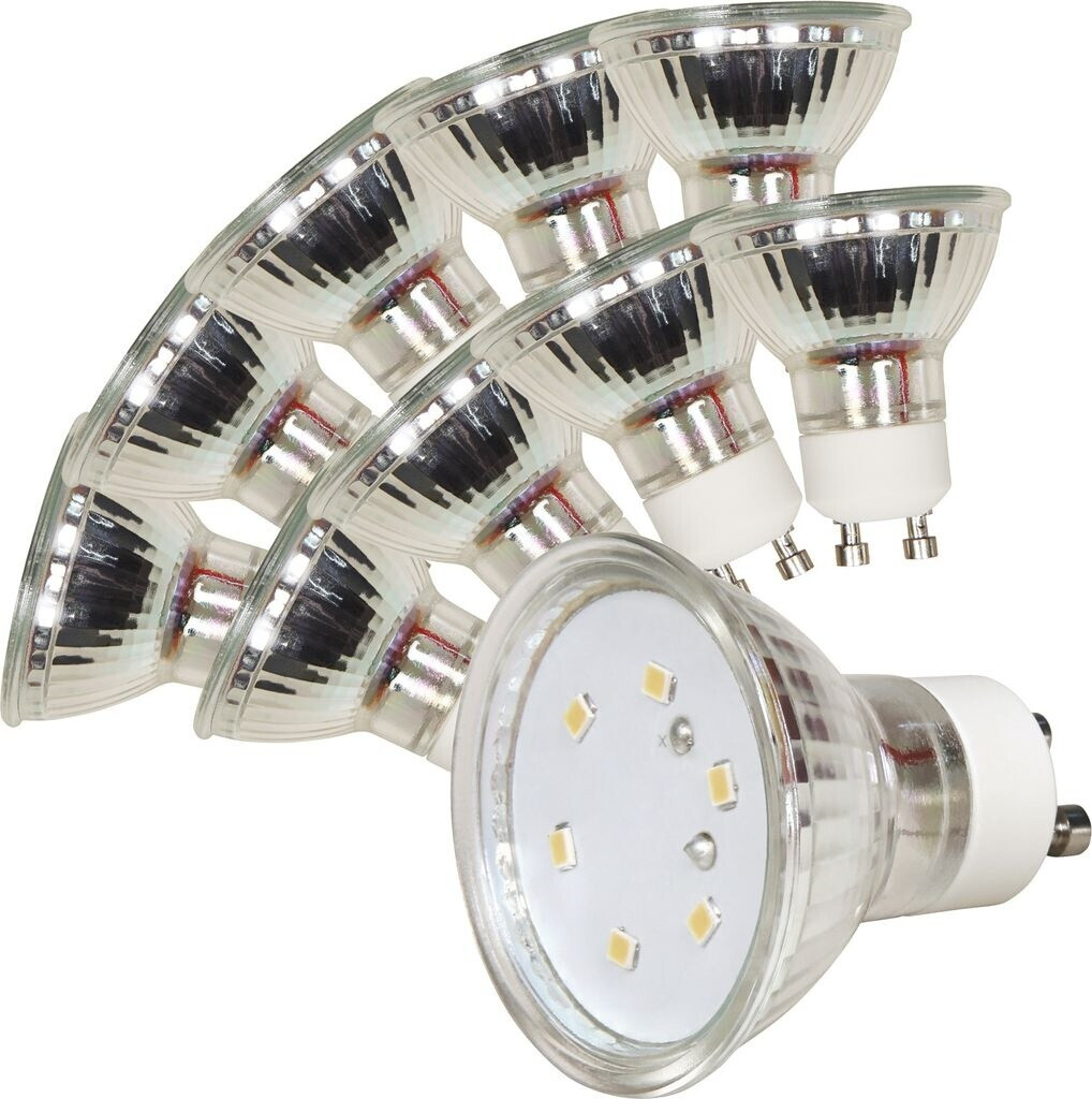 McShine LED-Strahler SP30-10, GU10, 3W, 230 lm, warmweiß, 10er-Pack ab ...