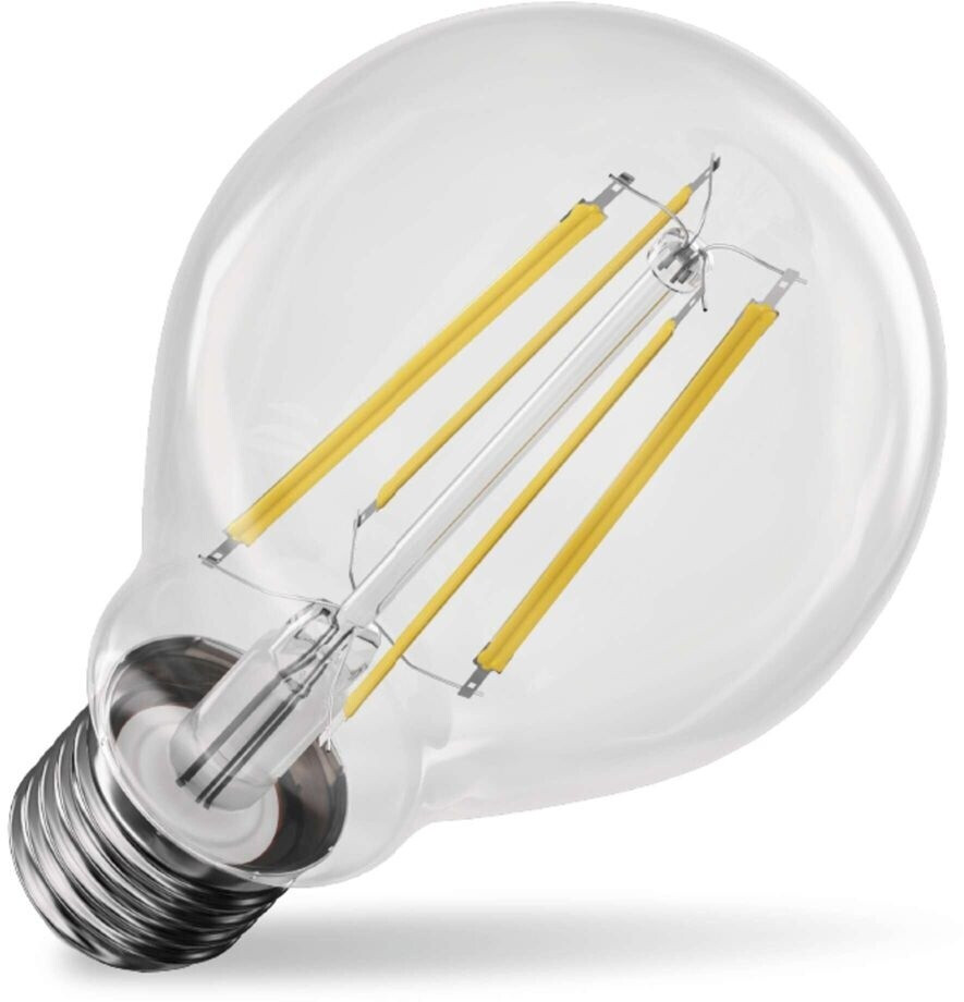 EMOS Dimmbare Edison led Filament A60, 7,5W Vintage-Stil mit E27 1055 lm, Warmweiß 2700 k ...