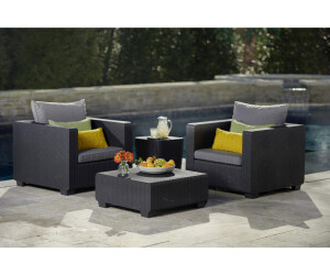 Keter Salta Loungesessel Rattanoptik anthrazit ab 129,00 ...