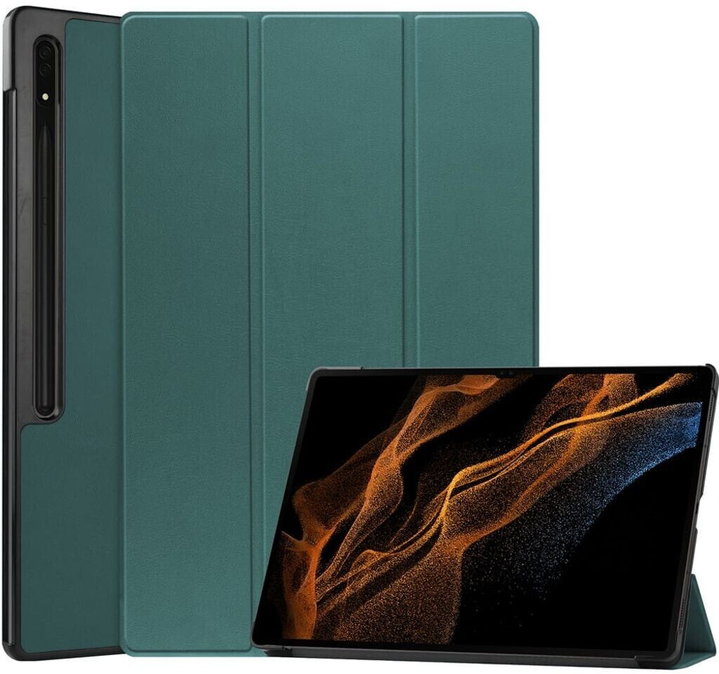 Bizon Case Tab Croc Samsung Galaxy Tab S8 Ultra Dunkelgrün ab 18,50 ...