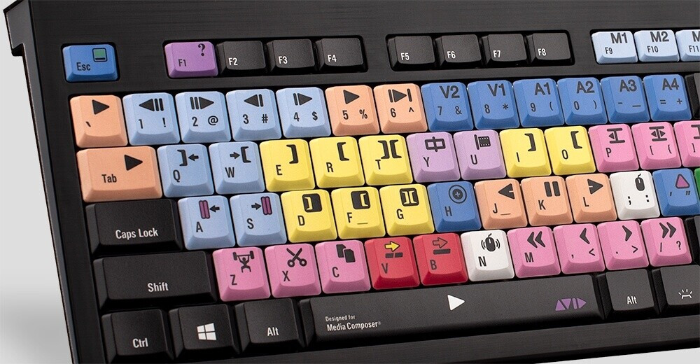 LogicKeyboard Avid Media Composer 'Classic' layout ASTRA2 Backlit ...