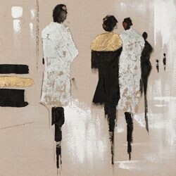 imageLAND Modenschau Gold/Silber 70x70cm ab 89,10 € | Preisvergleich bei idealo.de