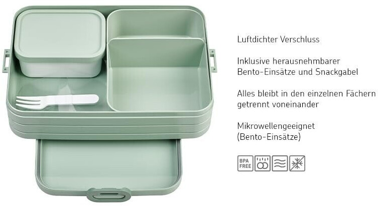 Mepal Bento take a break lunchbox large nordic blue a € 16,99 (oggi ...
