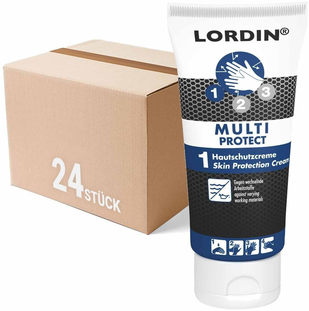 Lordin Multi Protect Hautschutzcreme (24 x 100ml) ab 81,99 ...