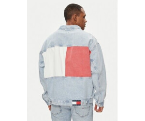 Tommy Hilfiger Archive Aiden Colour-Blocked Oversized Trucker Jacket ...