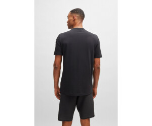Hugo Boss Regular-Fit T-Shirt aus Stretch-Baumwolle mit Kontrast-Logo ...