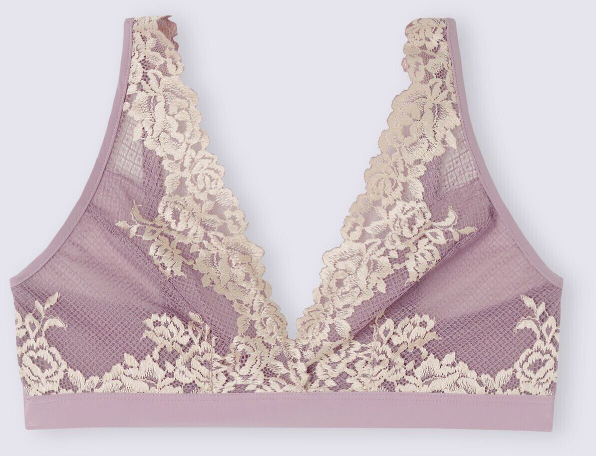 Intimissimi Pretty Flowers Lara Triangle Bra Dreamy Dusty Lily/Ivory ab ...