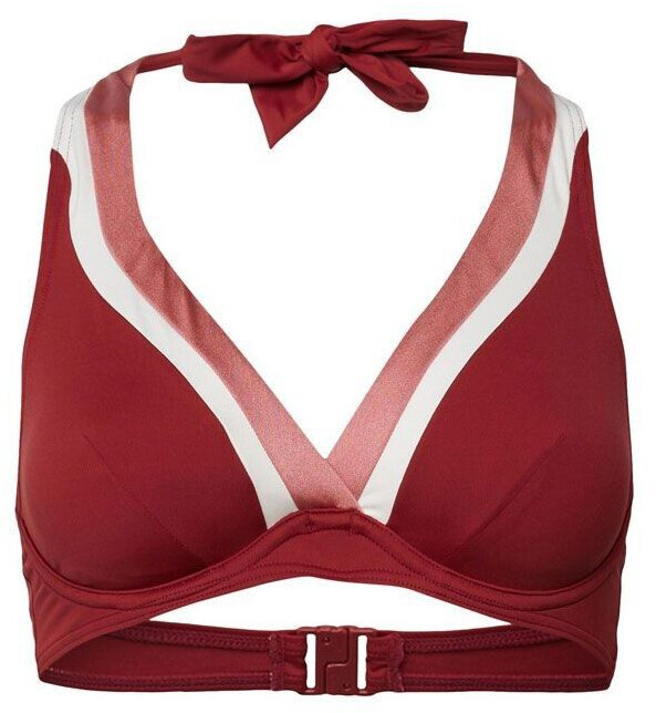 Esprit Dreifarbiges Neckholder-Bikinitop mit Bügeln (993EF1A314) dark ...