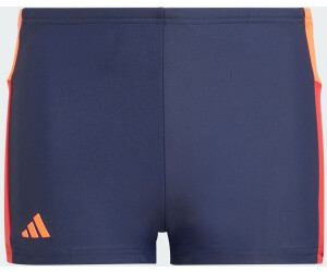 Adidas Colourblock 3-Stripes Boxer-Swimming Trunks Legend Ink/App Solar ...