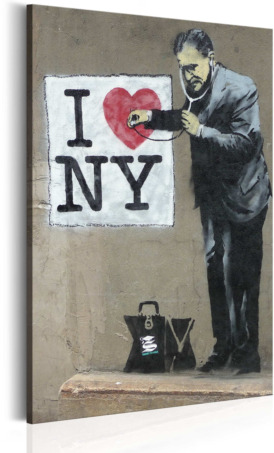 Artgeist I Love New York by Banksy 80x120cm ab 102,99 € | Preisvergleich bei idealo.de