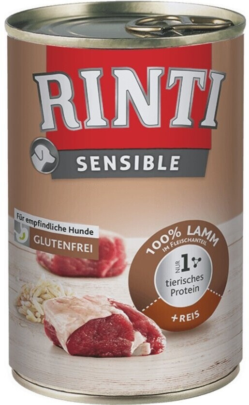 Rinti Sensible Lamb & Rice wet dog food au meilleur prix sur idealo.fr