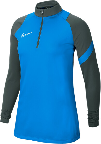 Nike Damen Academy Pro Drill Top (BV6930) photo blue/anthracite/photo ...