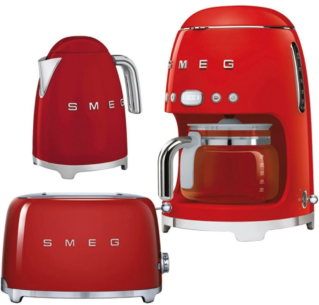 Smeg Morning Set Wasserkocher, 2-Scheiben Toaster, Filterkaffeemaschine ...