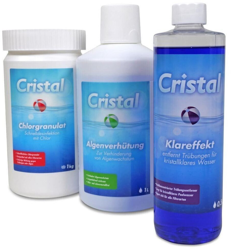 Cristal SET Wasserpflege Chlor (4 tlg.) ab 29,80 € | Preisvergleich bei idealo.de