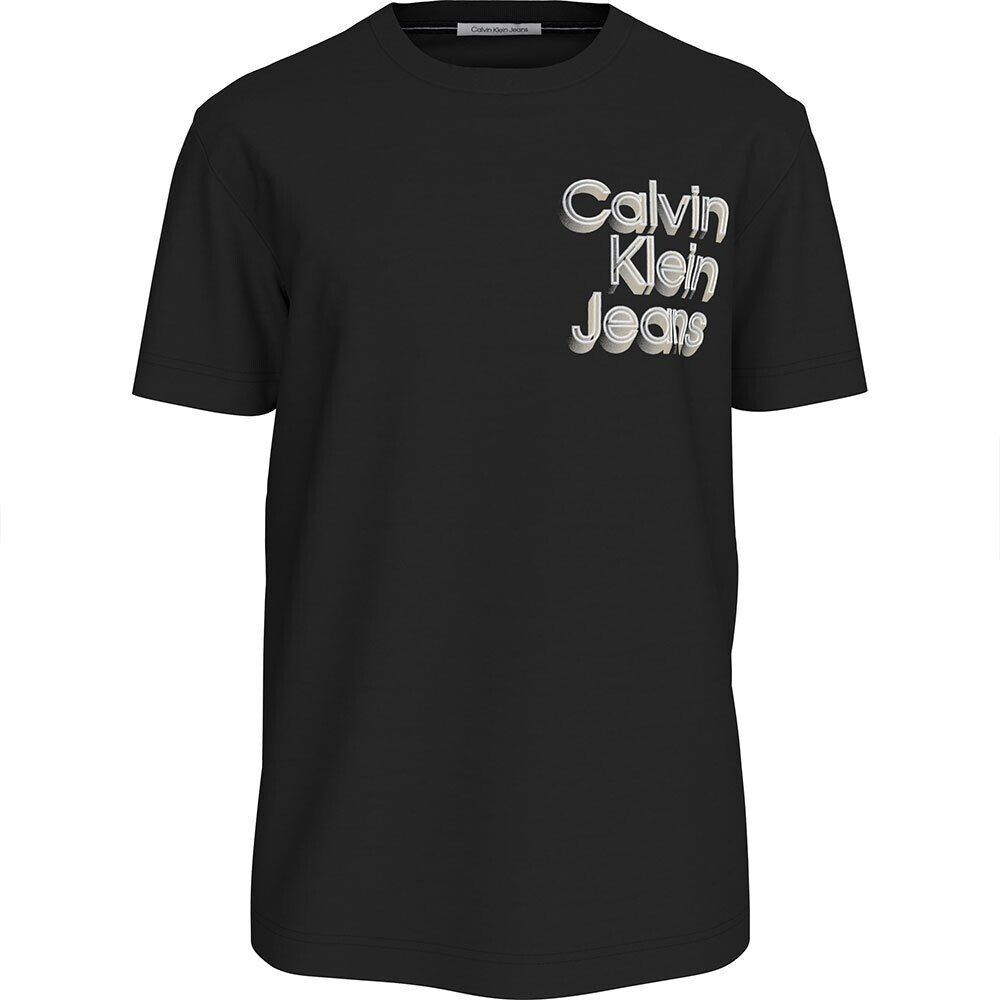 Calvin Klein Staed Euphoric Logo Short Sleeve T-Shirt black (J30J325680 ...
