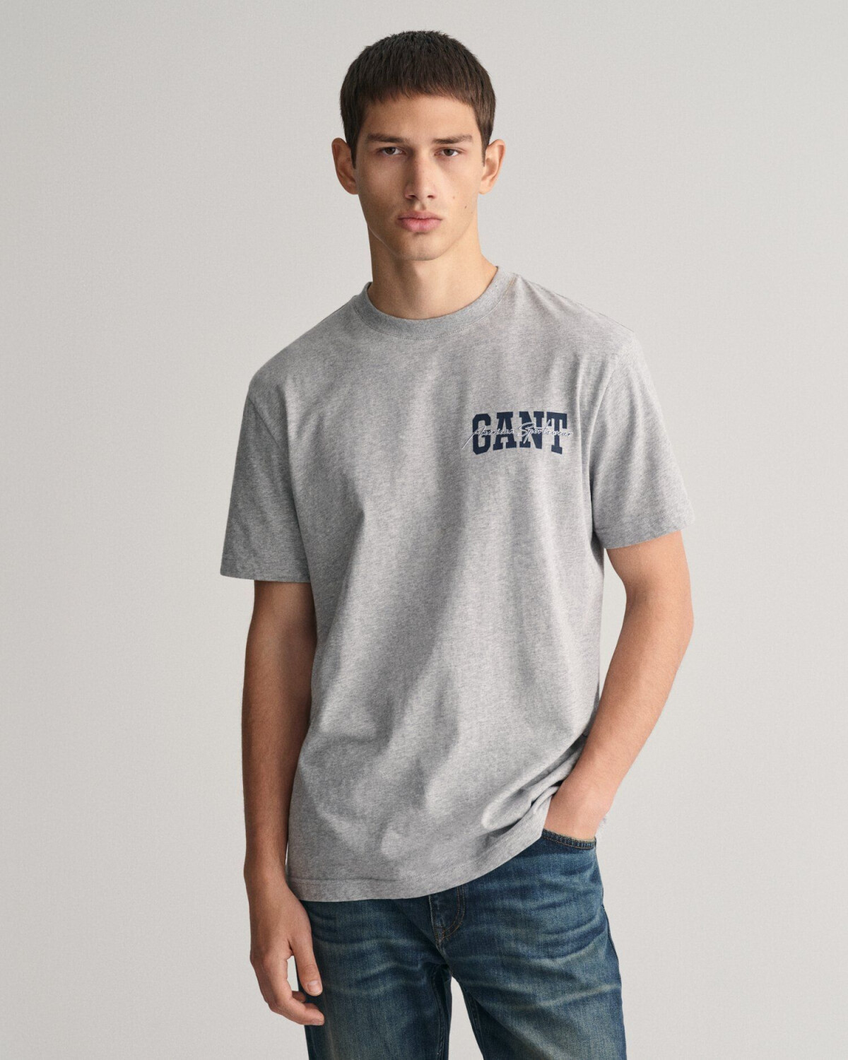 GANT Arch Script Graphic T-Shirt (2033016) grey melange ab 33,00 ...
