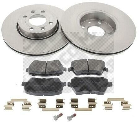 Mapco Bremsscheiben Ø260MM + Bremsbeläge vorne für Dacia Logan, Renault ...