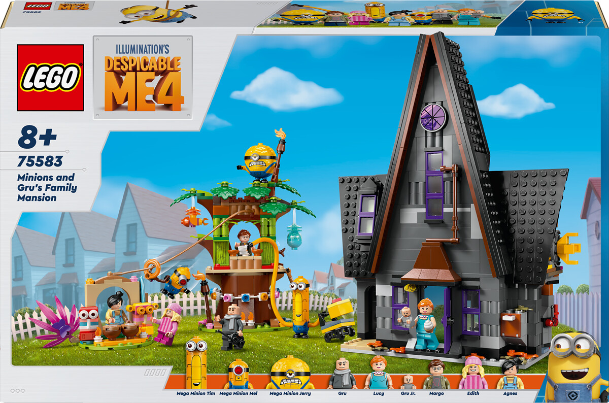 LEGO Cattivissimo me 4 - I Minions e la villa della famiglia di Gru ...