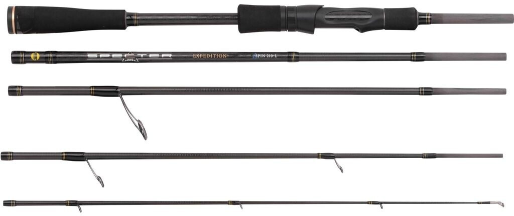 Spro Specter Expedition Travel Spinning Rod Schwarz 2.70 m / 15-45 g ab ...