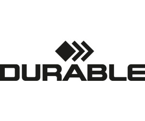 DURABLE Textilband Soft Colour 15mm mit Karabiner 44cm schwarz 10 Stück ...