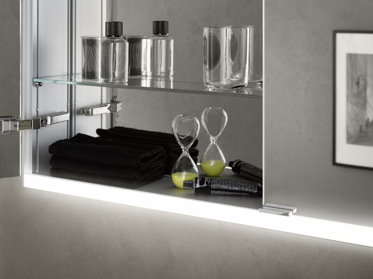 emco prime 2 Facelift LED-Lichtspiegelschrank 120 cm mit 2 Türen ...