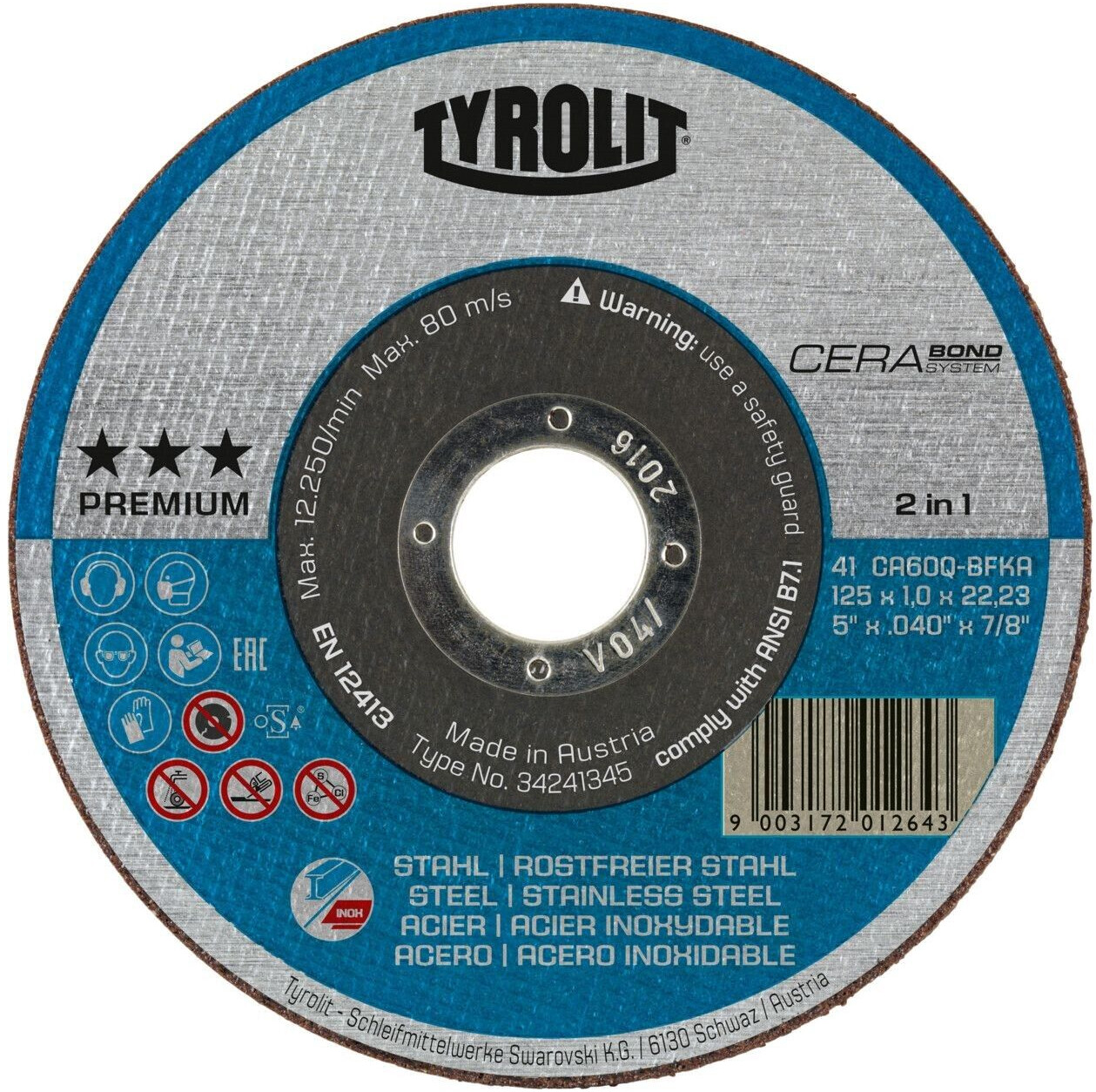 Tyrolit PREMIUM CERABOND 2in1 (34256276) ab 10,99 € | Preisvergleich bei idealo.de